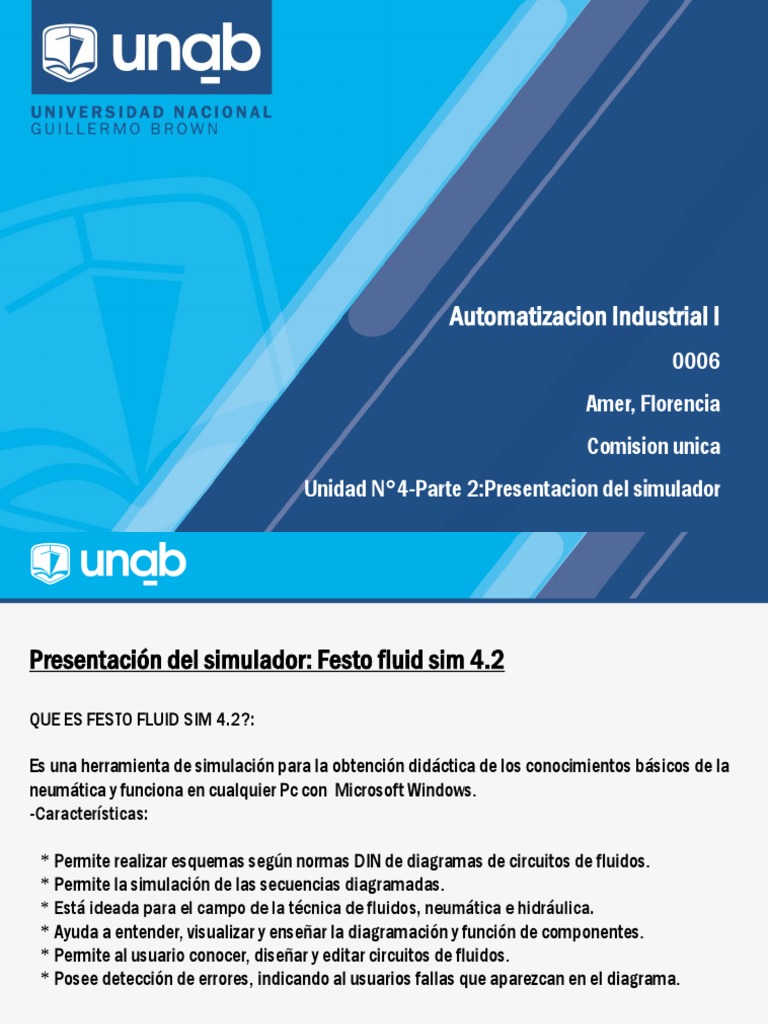 Simulador Festo Fluid Sim 4.2: Una herramienta didáctica para el ...