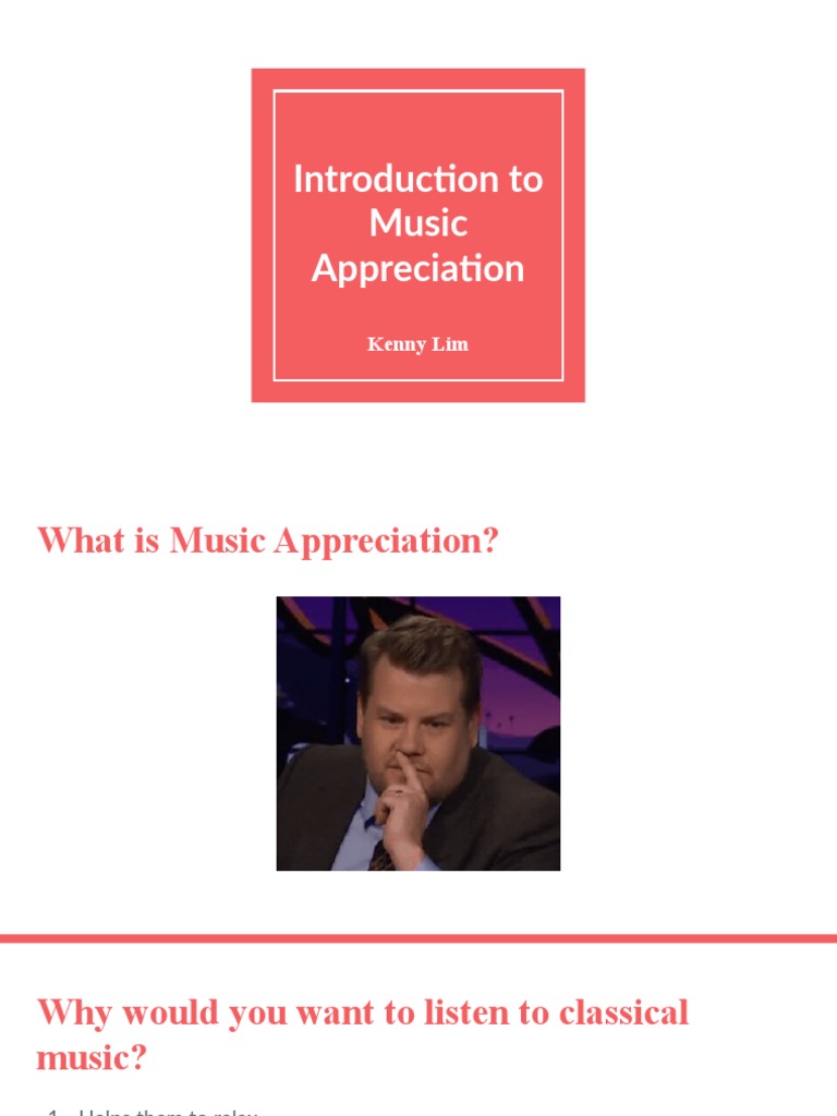 Introduction to Music Appreciation | PDF | Tempo | Pitch (Music)