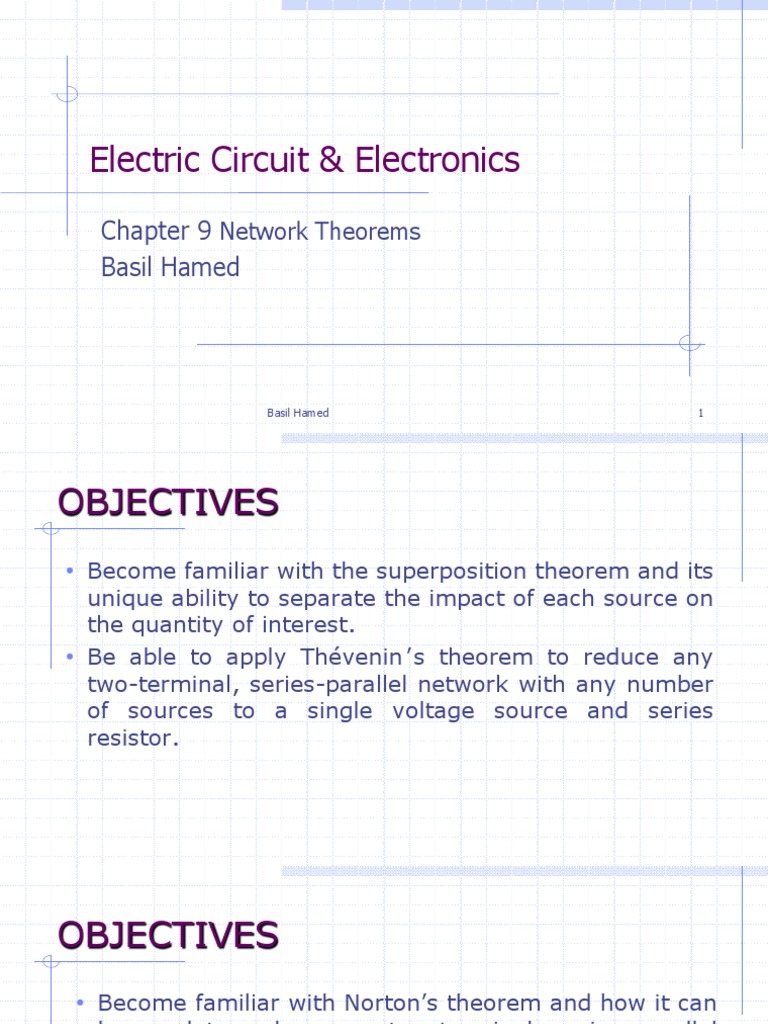 Chapter 9 Network Theorems | Download Free PDF | Electrical Network | Series And Parallel Circuits