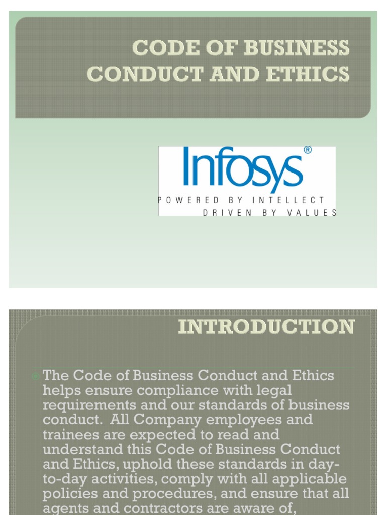 Code of Business Conduct and Ethics | PDF | Business Ethics | Board Of ...