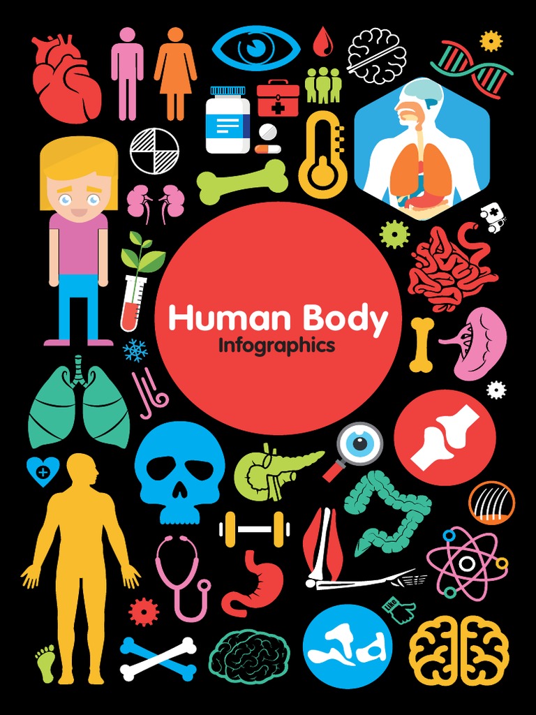 Infographics Human Body PDF Book | PDF | Breathing | Taste
