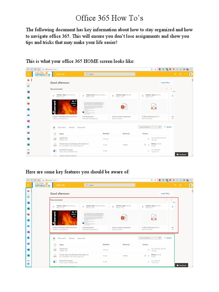 Office 365 How To's | PDF | Computer File | Application Software