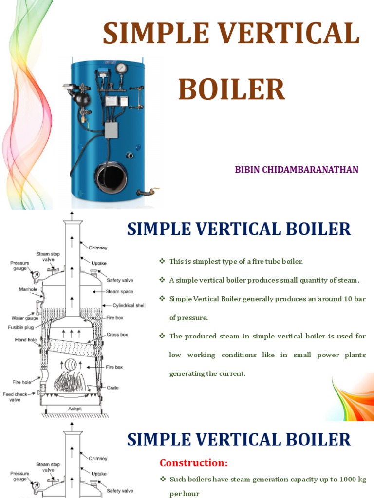Simple Vertical Boiler | PDF | Boiler | Chimney