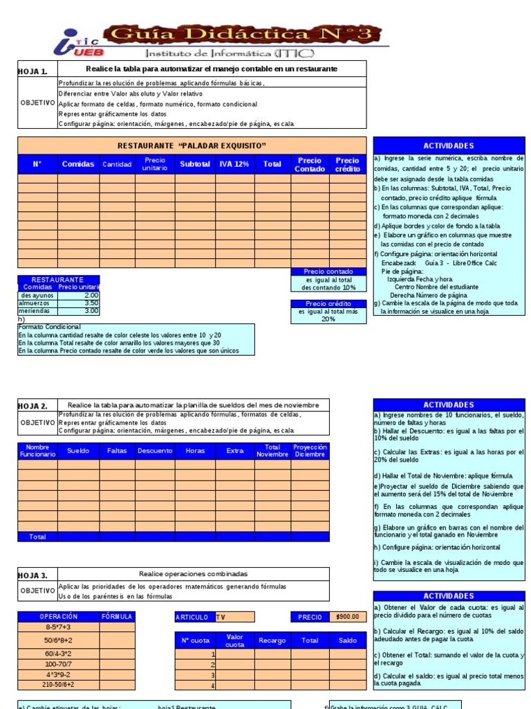 Guia - 3 - Calc | PDF