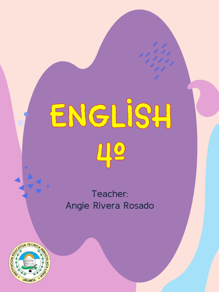 Actividades de Inglés para 4º Grado | PDF