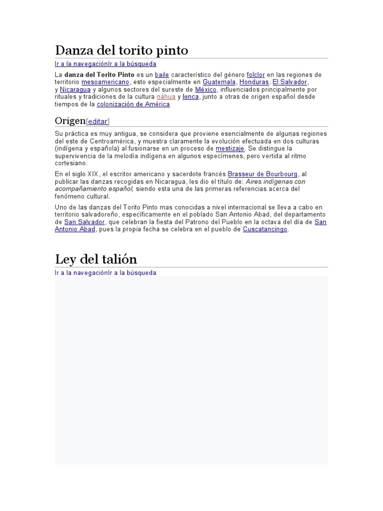 Danza Del Torito Pinto | PDF | Instituciones sociales | Ciencias Políticas