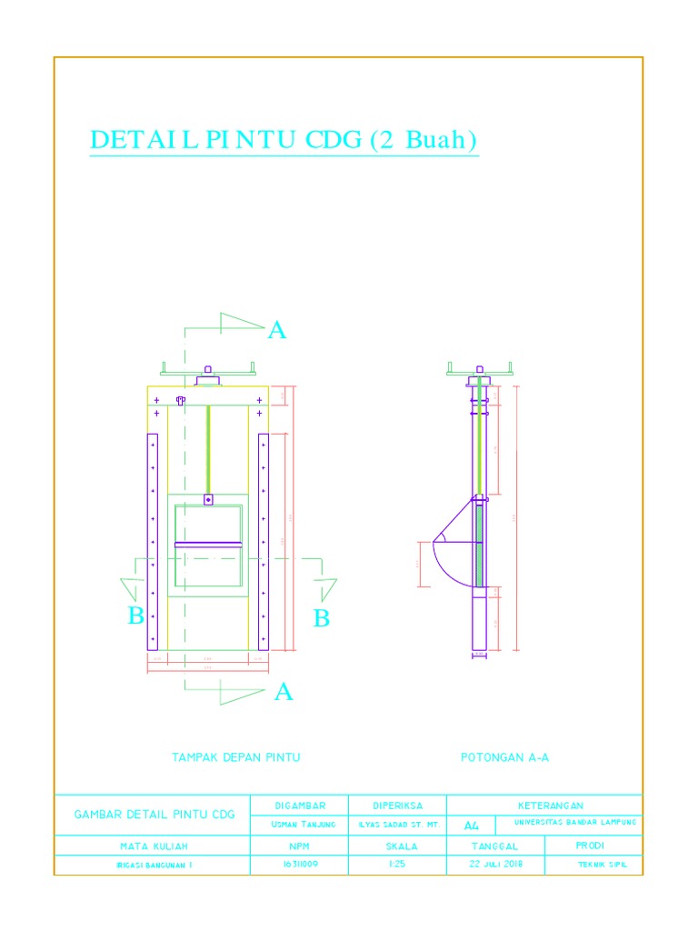29.detail Pintu CDG | PDF