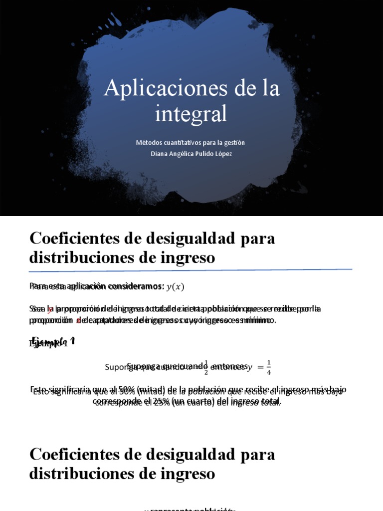 Aplicaciones de La Integral Con Superávit | PDF | Excedente económico ...