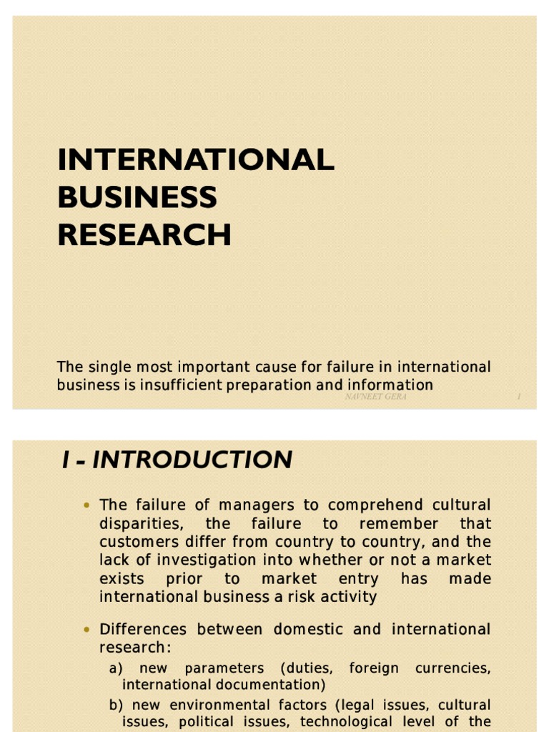 International Business Research | Download Free PDF | International ...