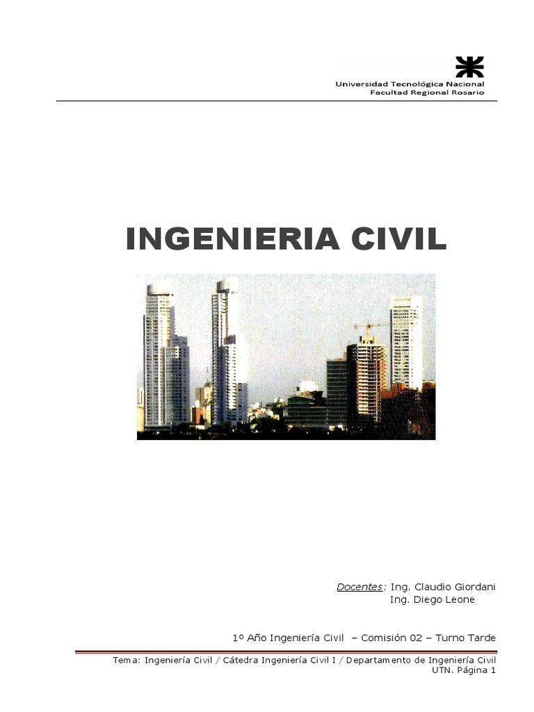 IC I-Ingeniería Civil | PDF | Represa | Aeropuerto