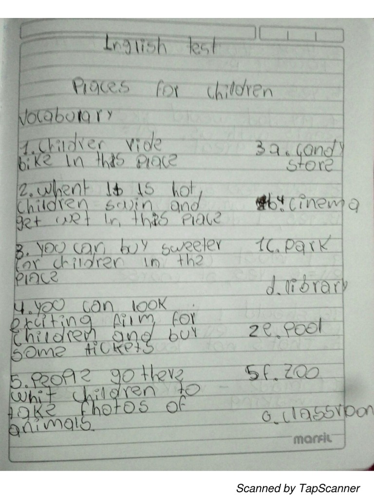 Test de Inglés | PDF