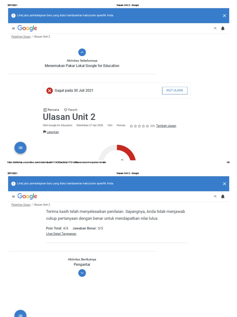 Ulasan Unit 2 - Google | PDF