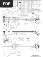 Free Jazz Bass Guitar Templates PDF | PDF | Bass Guitar | Chordophones
