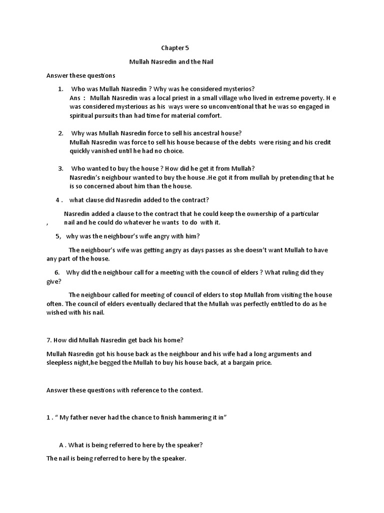 Class VI | PDF | Reason