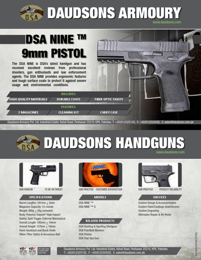 Dsa Nine 2017 | PDF | Handgun | Firearms