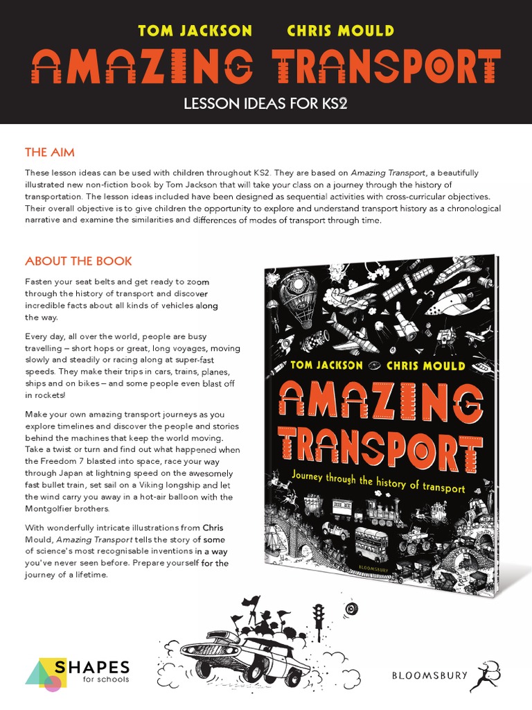 Lesson Ideas For KS: The Aim | PDF | Transport | Invention