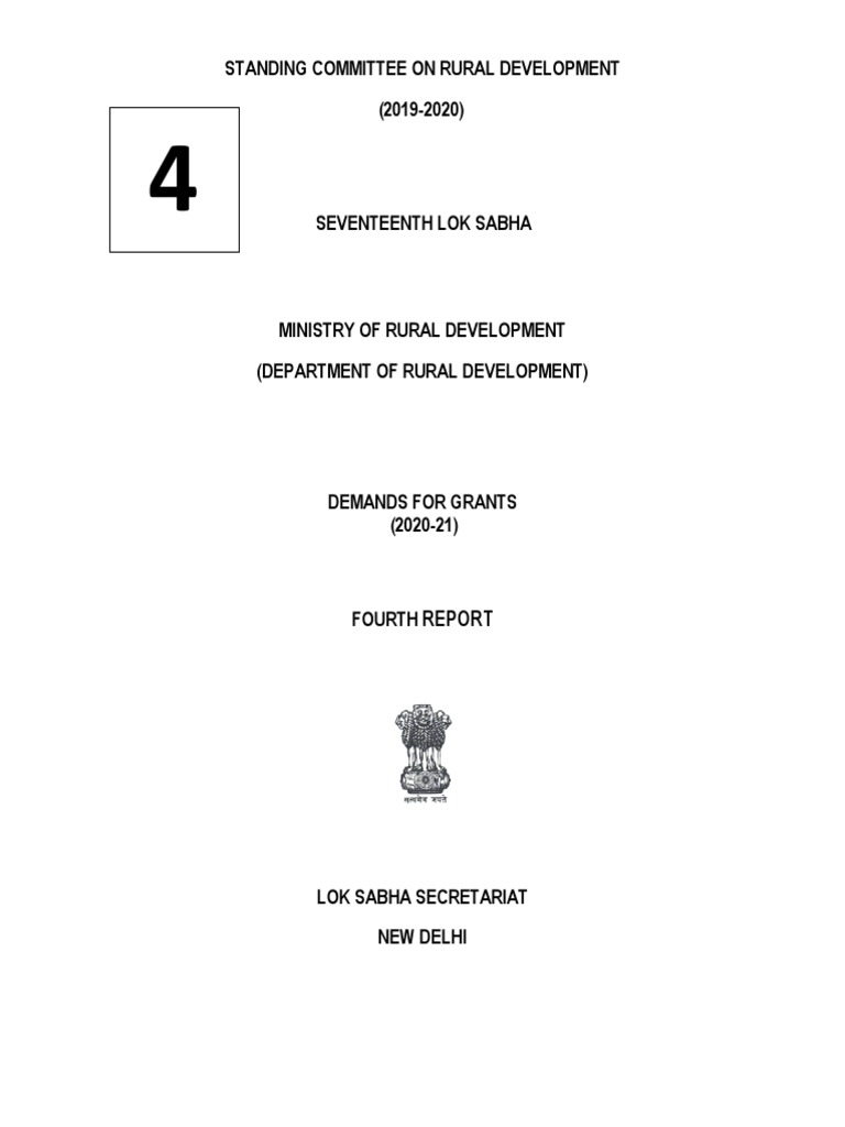 Rural Development | PDF | Rural Development | Economy Of India