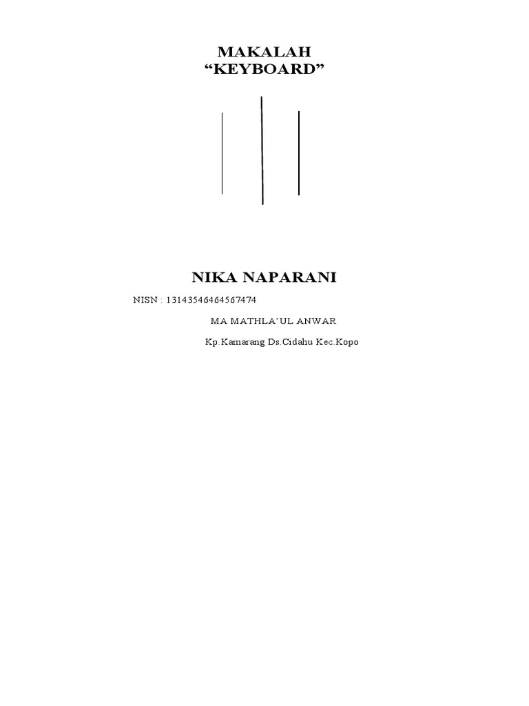 Makalah Nika | PDF