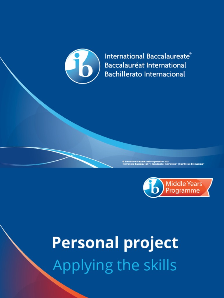 Myp Personal Project Applying Skills | PDF | Pedagogy ...