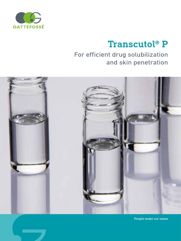 Brochure Transcutol P For Efficient Skin Penetration | PDF | Topical ...