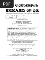 The Wizard of Oz Play Script by EliteA22UHO | PDF | Scarecrow (Oz ...