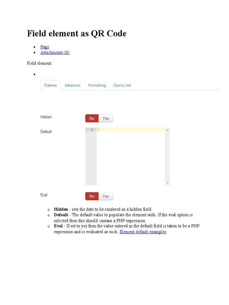 Field Element As QR Code | PDF | String (Computer Science) | Php