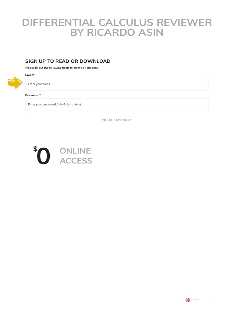 Differential Calculus Reviewer by Ricardo Asin | PDF