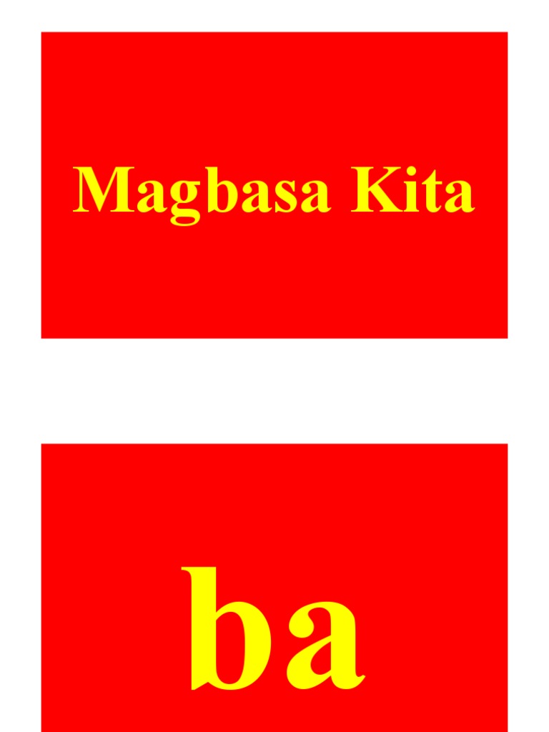 Grade 1 PPT - Filipino - Pantig A | PDF