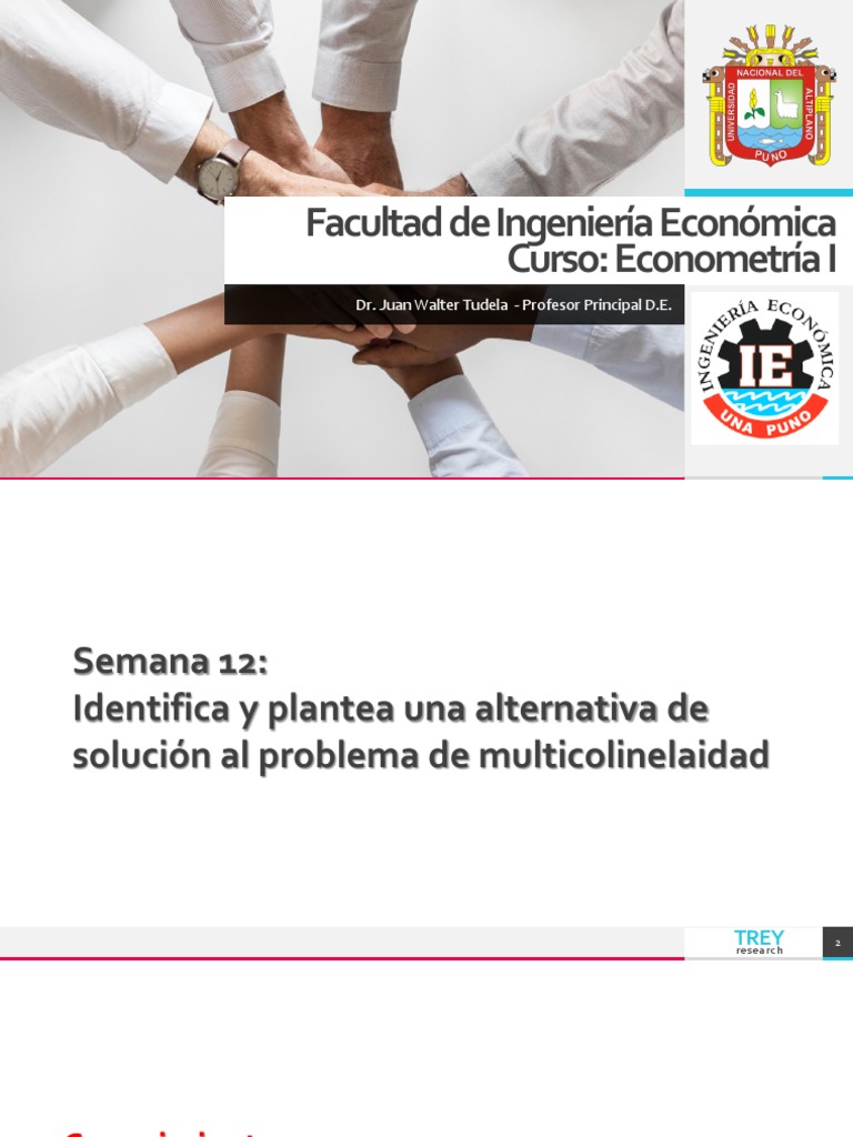 Detección y Solución de Multicolinealidad | PDF | Multicolinealidad | Mínimos cuadrados ordinarios