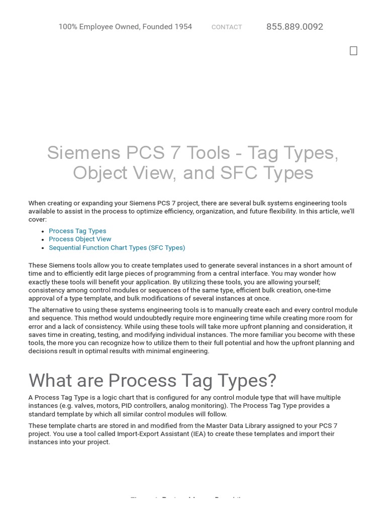 Siemens PCS 7 Tools - Tag Types, Object View, and SFC Types | PDF ...