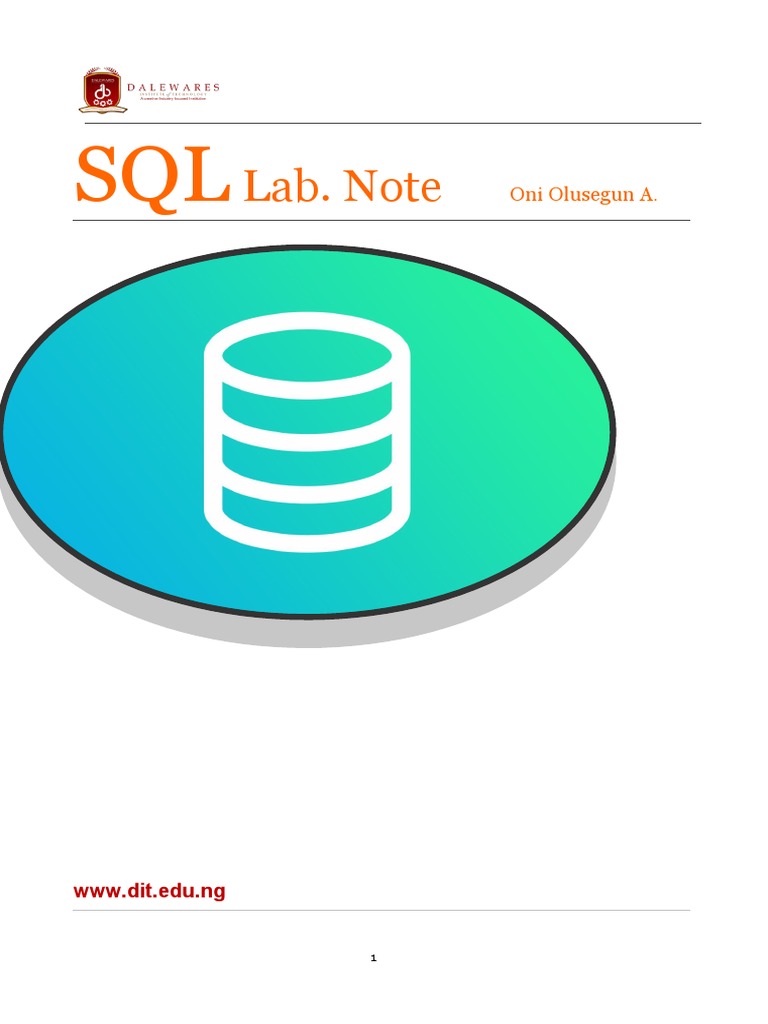 SQL Cheat Sheet | PDF | Computer Data | Sql