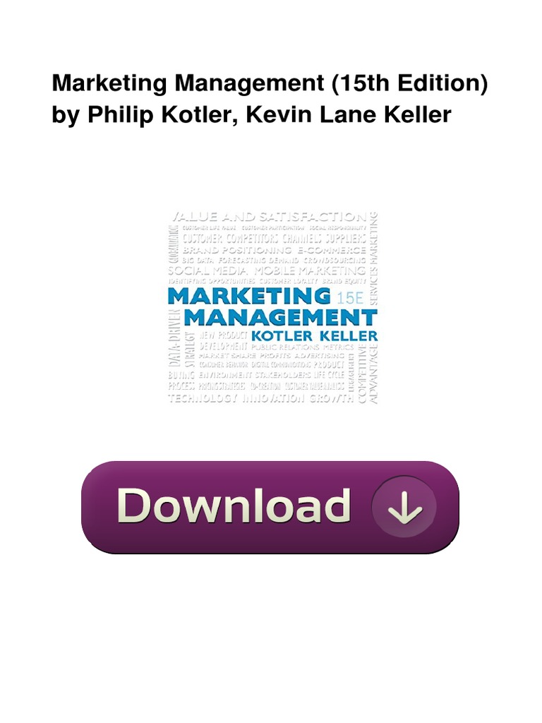 Marketing Management 15th Edition by Phi | PDF
