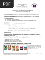 Lesson Plan in Handicraft - Embroidery | PDF | Surgical Suture | Lesson ...