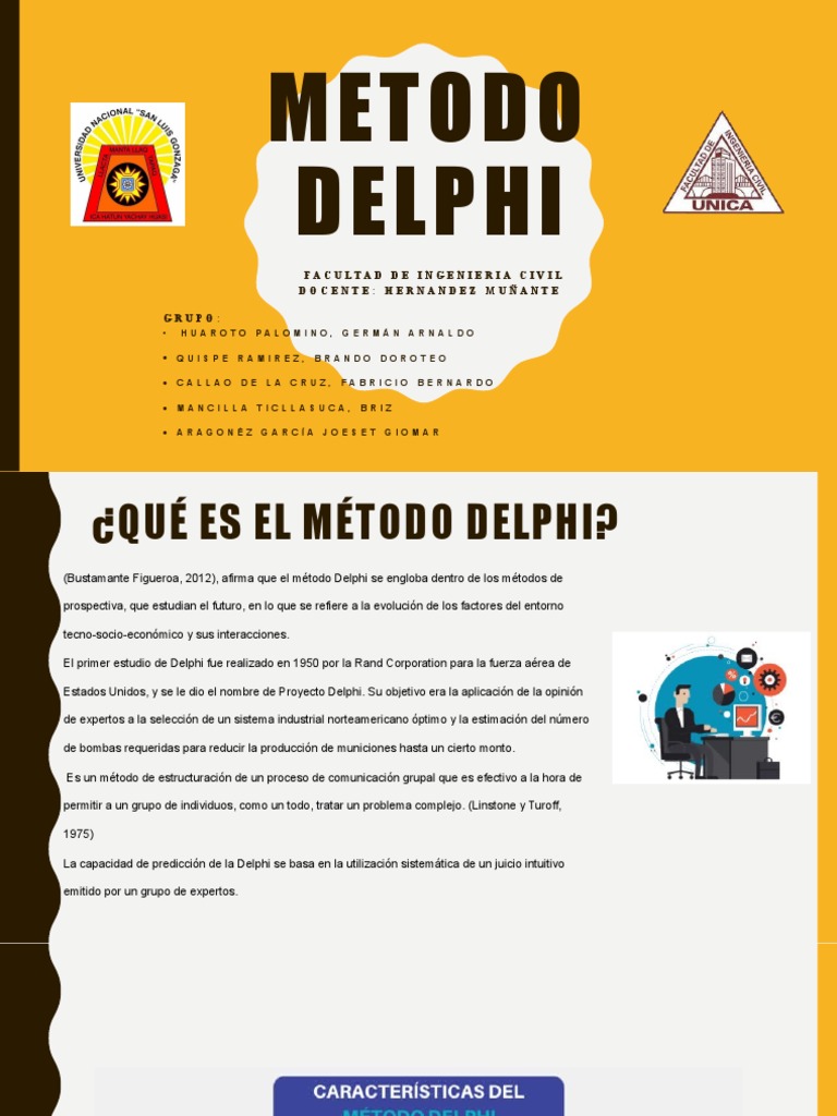 Metodo Delphi Terminado | PDF | Cuestionario | Estadísticas