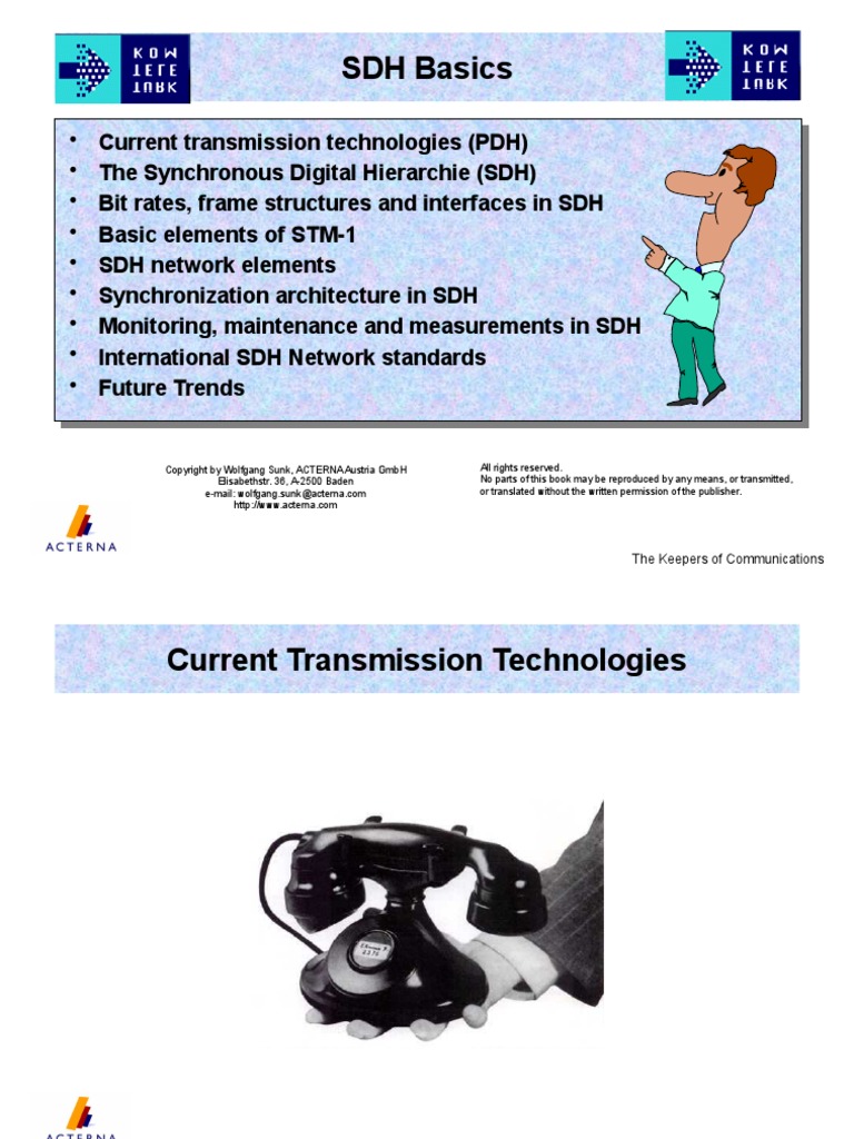 SDH Basics: The Keepers of Communications | PDF | Networking Standards ...