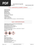 MSDS Pegamento PVC Oatey | PDF | Combustión | Agua