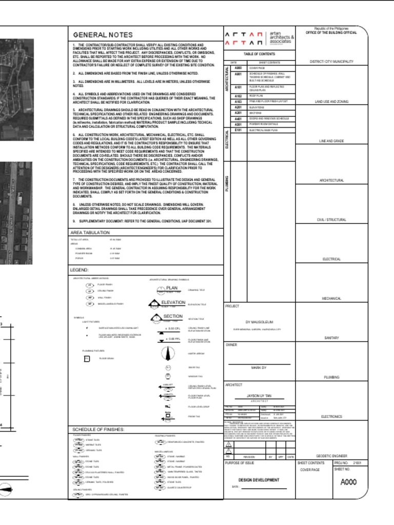 Project Plans and Specifications for the Construction of a Powder Room and Associated Site Works ...