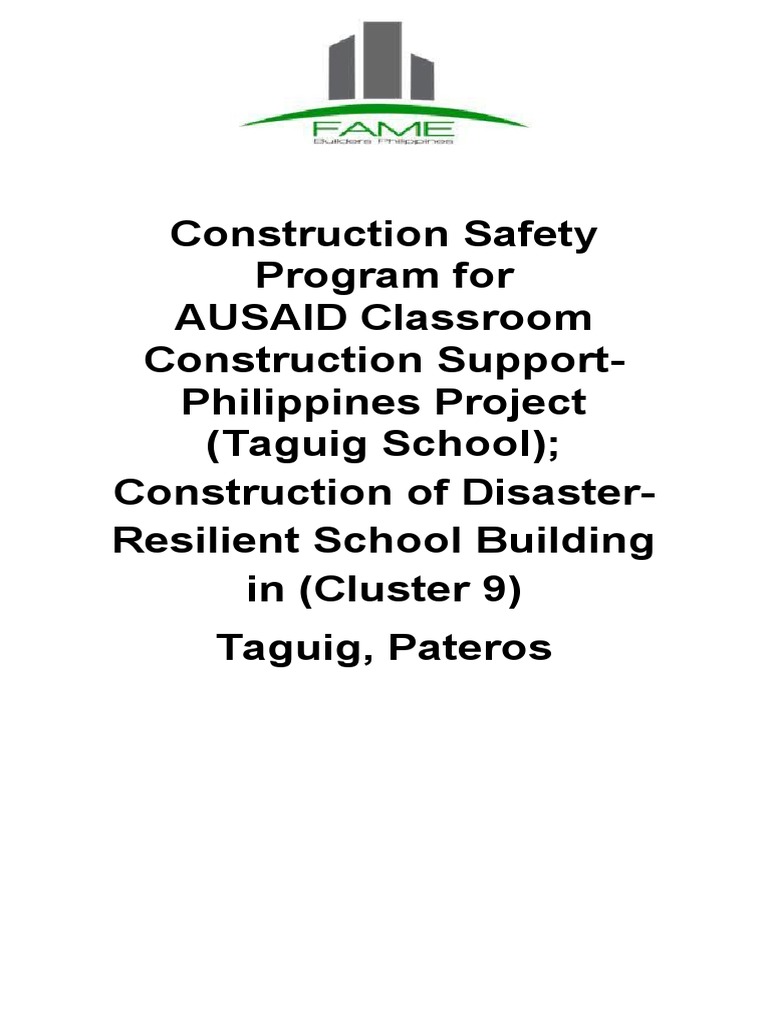 Construction Safety Program | PDF | Occupational Safety And Health ...