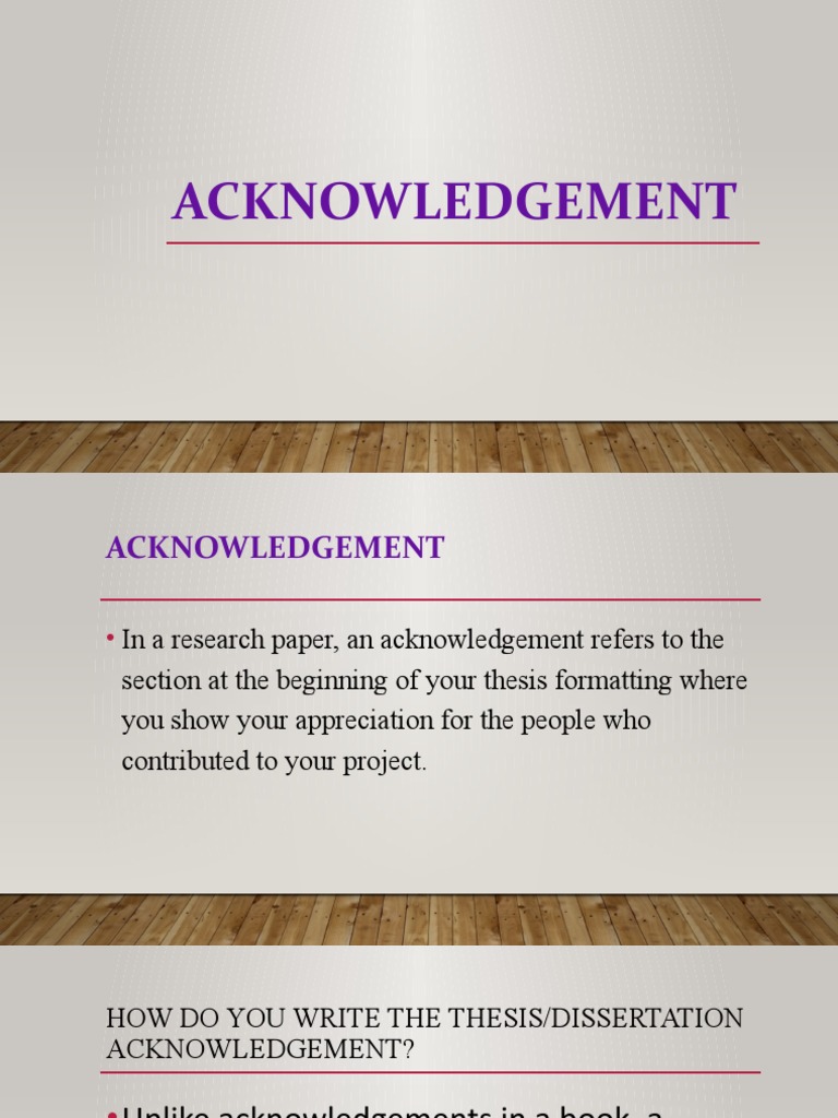 ACKNOWLEDGEMENT Research | PDF | Career & Growth | Foreign Language Studies