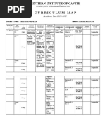 CURRICULUM MAP Math 7 | PDF | Mathematics | Polynomial