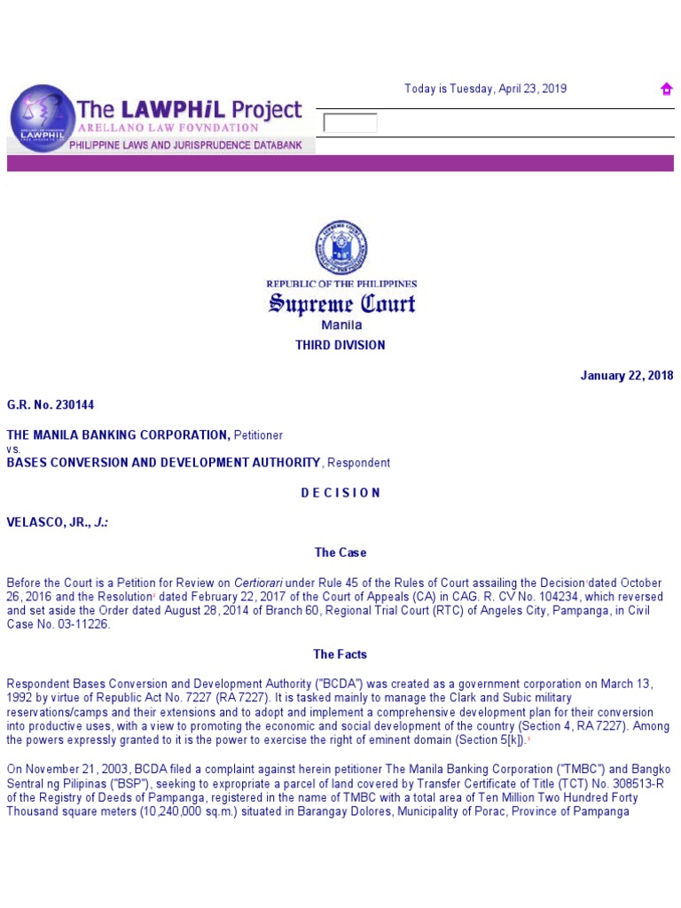 Just Compensation Right of Way | PDF | Real Estate Appraisal | Just ...