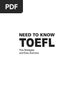 Rangkuman Lengkap Materi TOEFL (Basic Level) | PDF