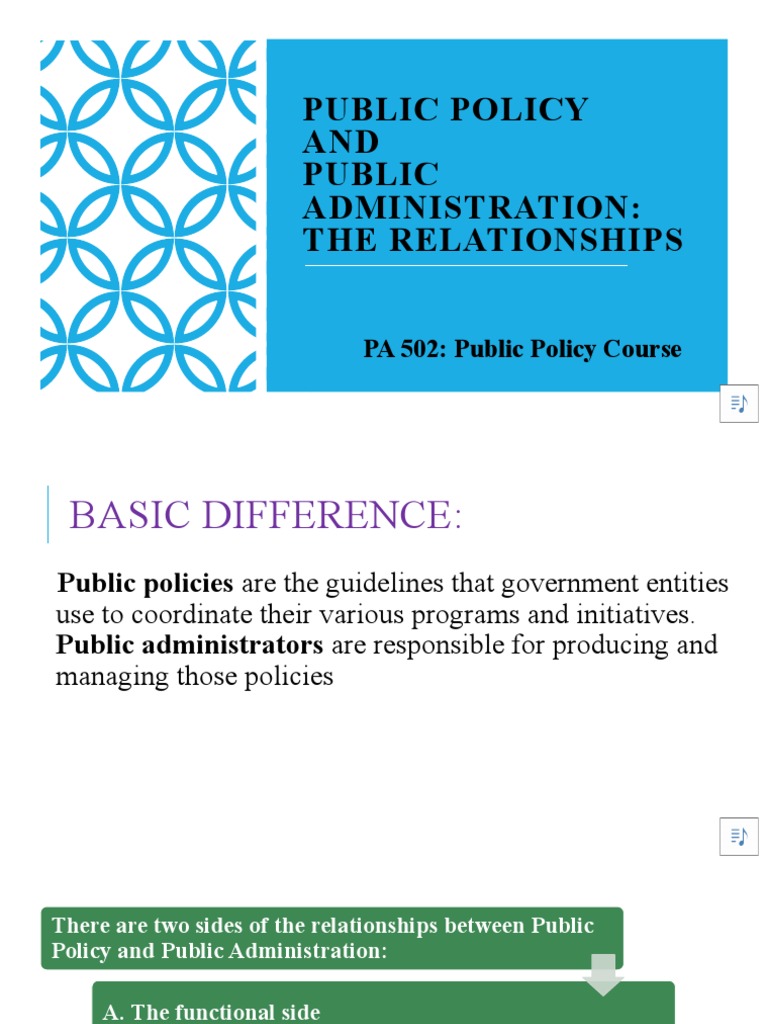 Public Policy and Public Admin | PDF | Public Administration | Policy