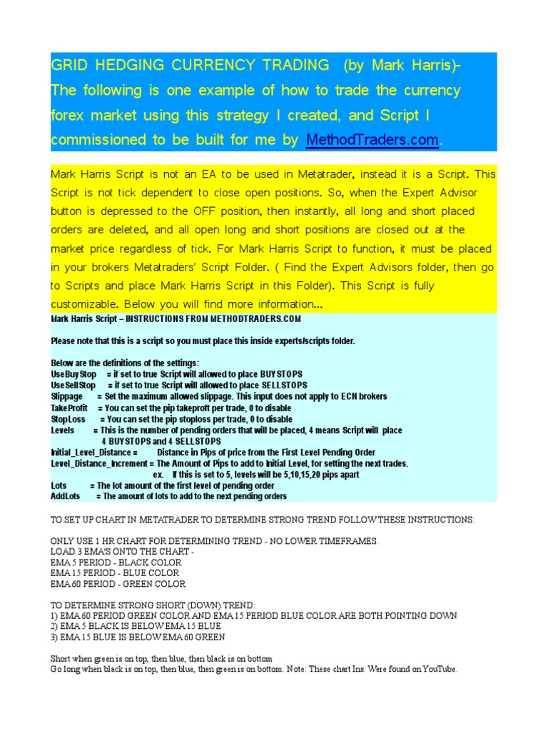 Grid Hedging Strategy for Forex Trading | PDF | Order (Exchange ...