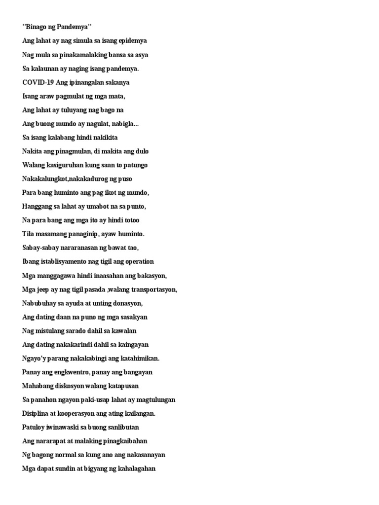 Binago NG Pandemya | PDF