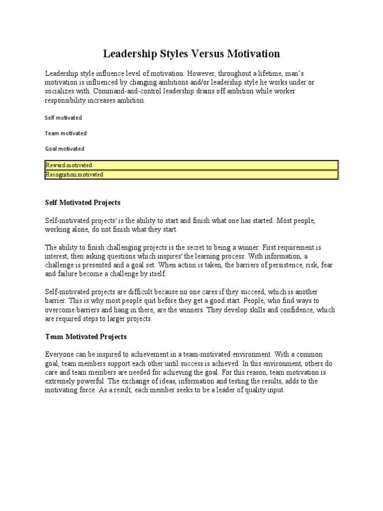 MOTIVATION | PDF