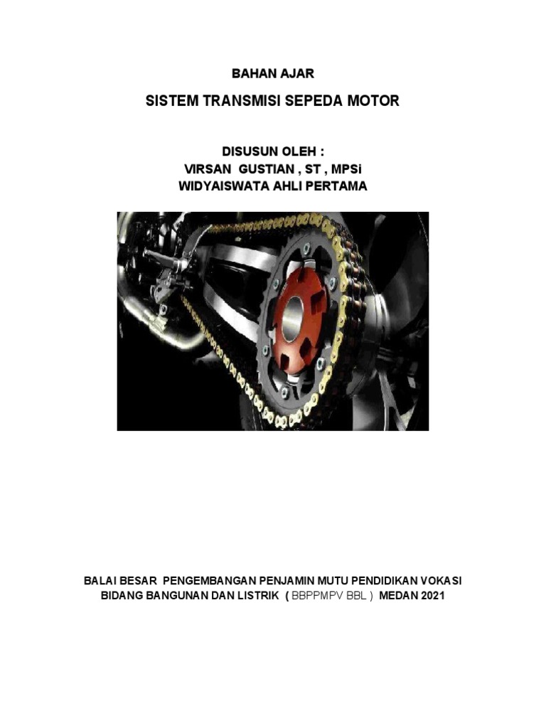 Bahan Ajar Final Drive (Penggerak Akhir) Ok | PDF | Teknologi & Rekayasa