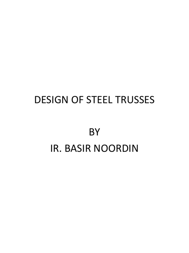 Steel Truss Design and Detailing Guide | PDF | Truss | Roof