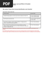 REAL ID Checklist - California DMV | PDF | Identity Document ...
