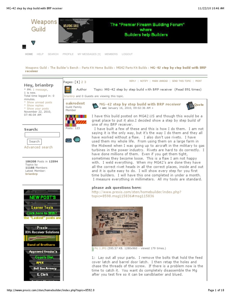 MG42 SAsbs | PDF | Rivet | Equipment